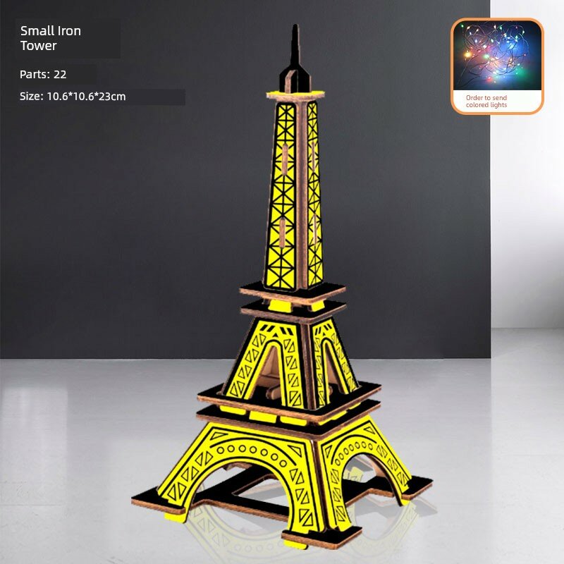 Детские деревянные строительные блоки, строительные блоки ручной работы, игрушки-головоломки для мальчиков и девочек,