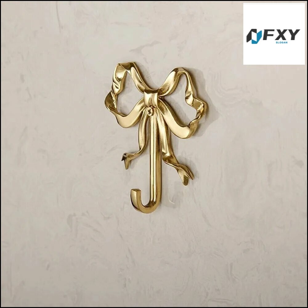 Эксклюзивные крючки ZH для полотенец и шляп в виде банта, набор 2 предмета