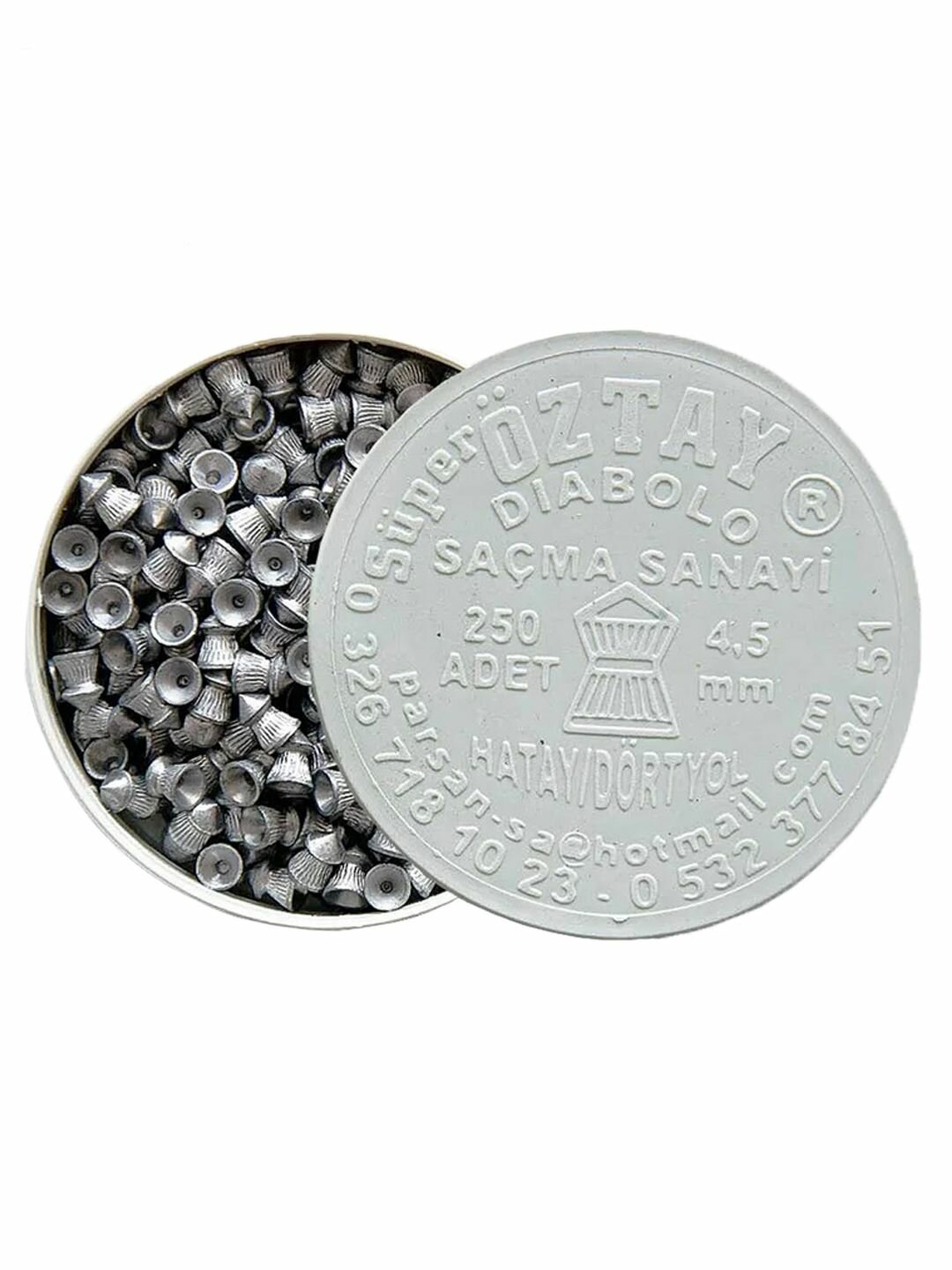 Пули пневматические Super Oztay Diabolo 4.5 мм 0,49, 0,52 грамма (250 шт.)