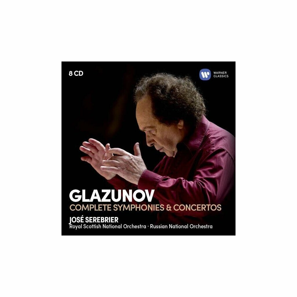 Диск Alexander Glazunov, Jose Serebrier, Royal Scottish National Orchestra, Russian National Orchestra - Glazunov Complete Symphonies & Concertos (8 CD)
