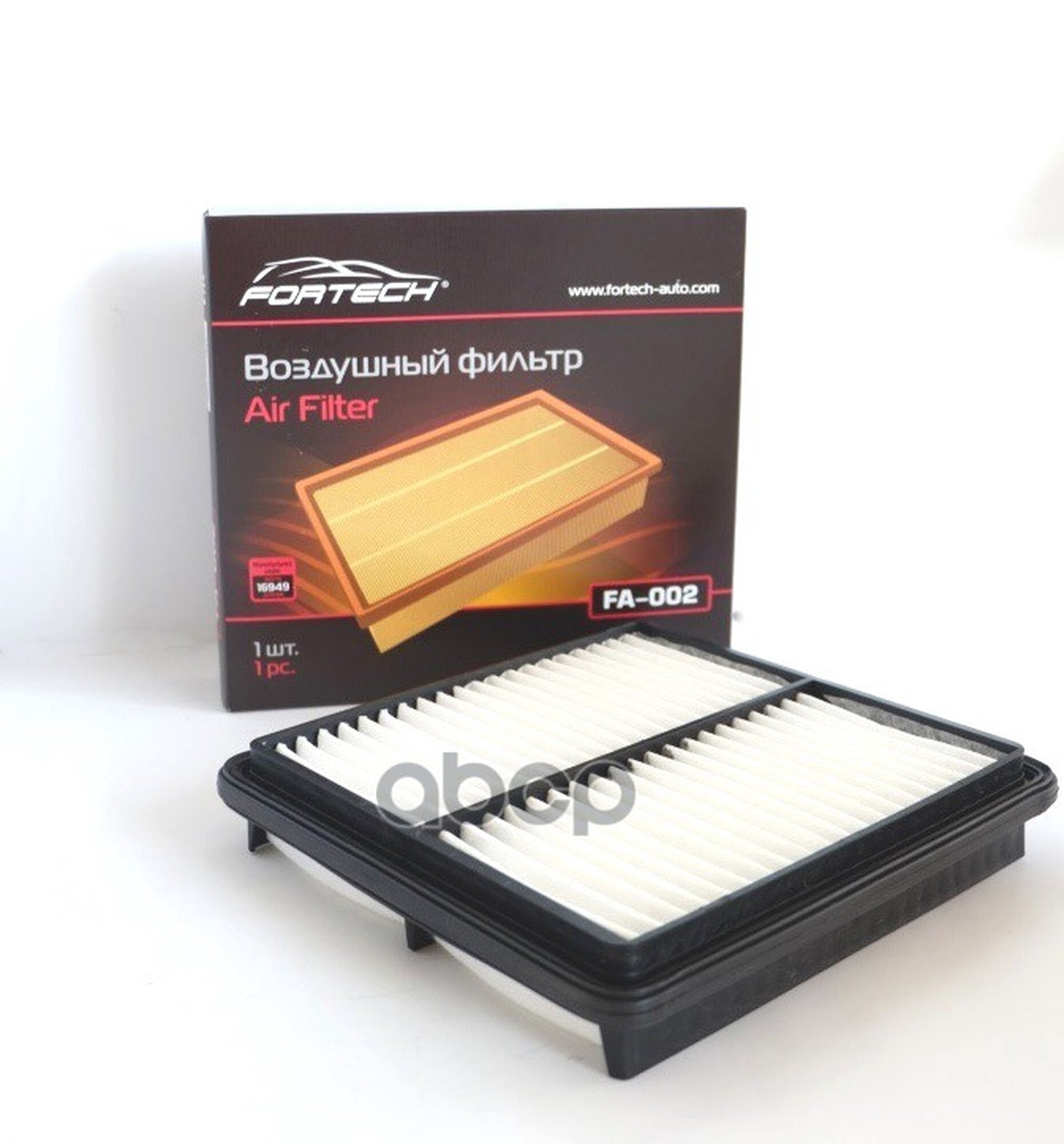 Фильтр воздушный DAEWOO: Lanos (97~) 1.4, 1.5, 1.6L Fortech арт. FA-002