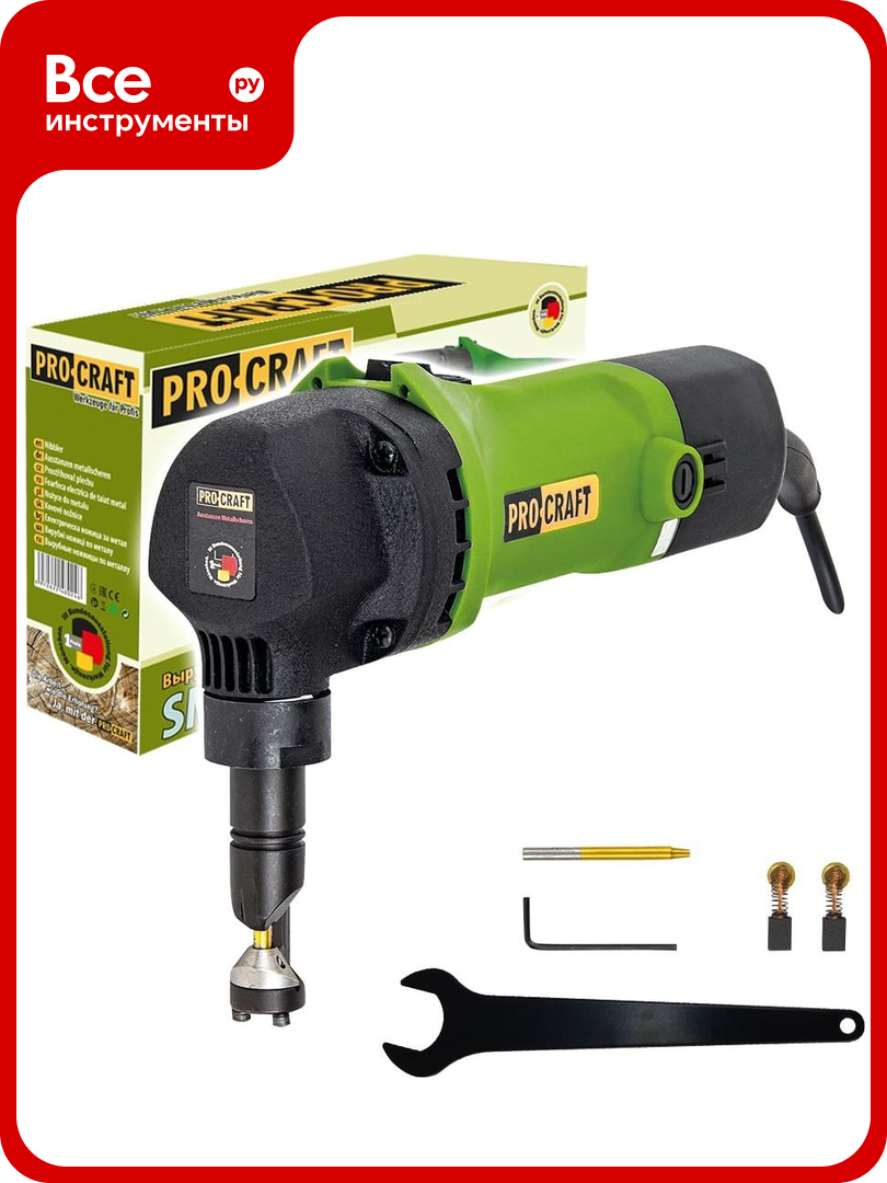 Ножницы вырубные по металлу PROCRAFT 500 Вт, 1,6 мм, 2000 об/мин SM1.6-500
