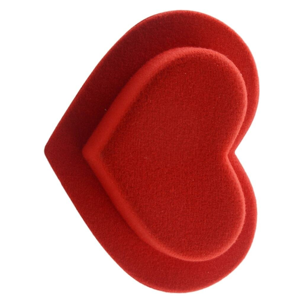 Шляпка-коктейль, красный