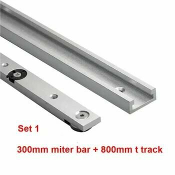 1 комплект Т-образных направляющих из алюминиевого сплава, ползун и паз для торцовочной пилы, направляющая рейка для инструмента на верстаке
