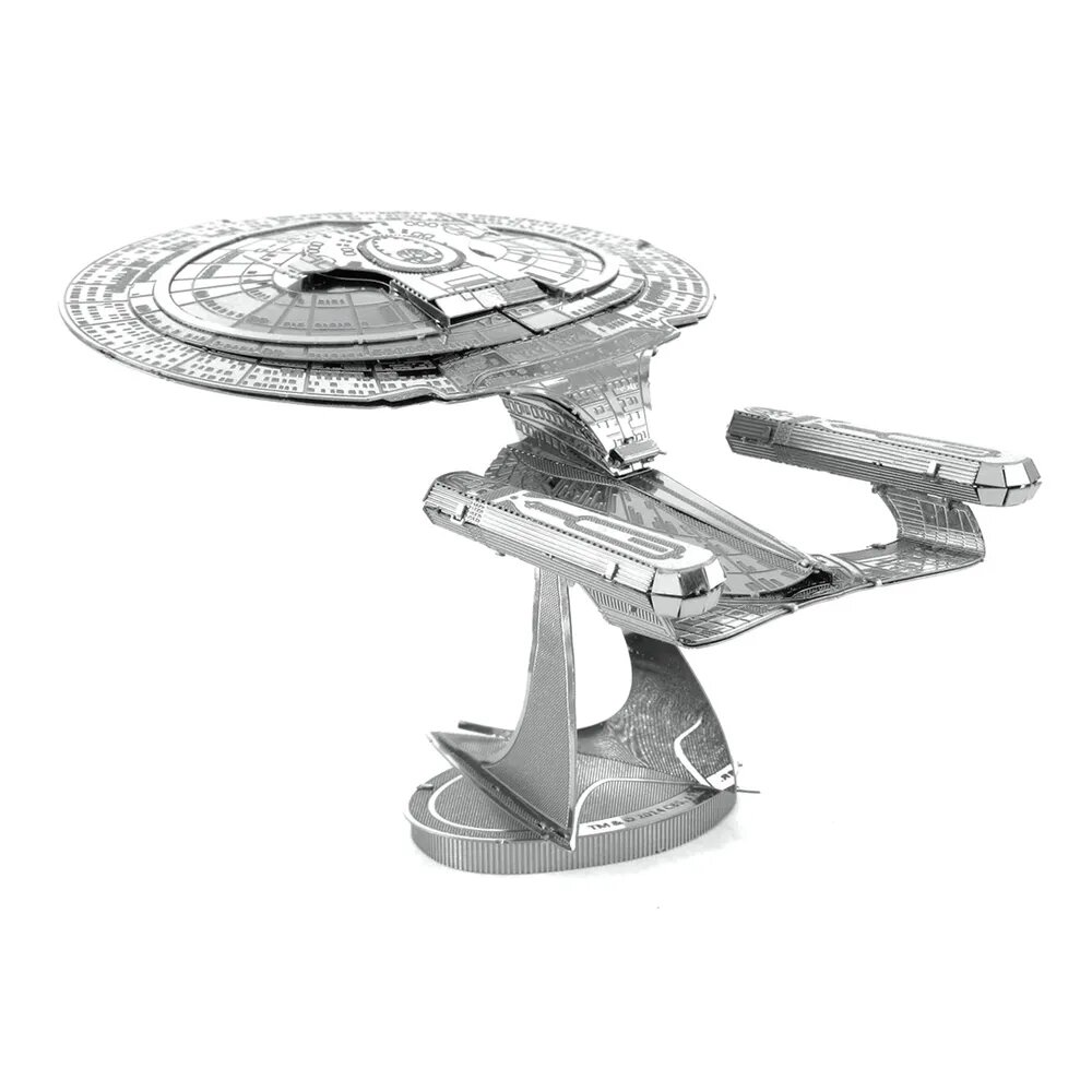 3D-пазл Metal Time Star Trek NCC-1701-D (100 деталей, металл) - сборная модель для взрослых — фото 1