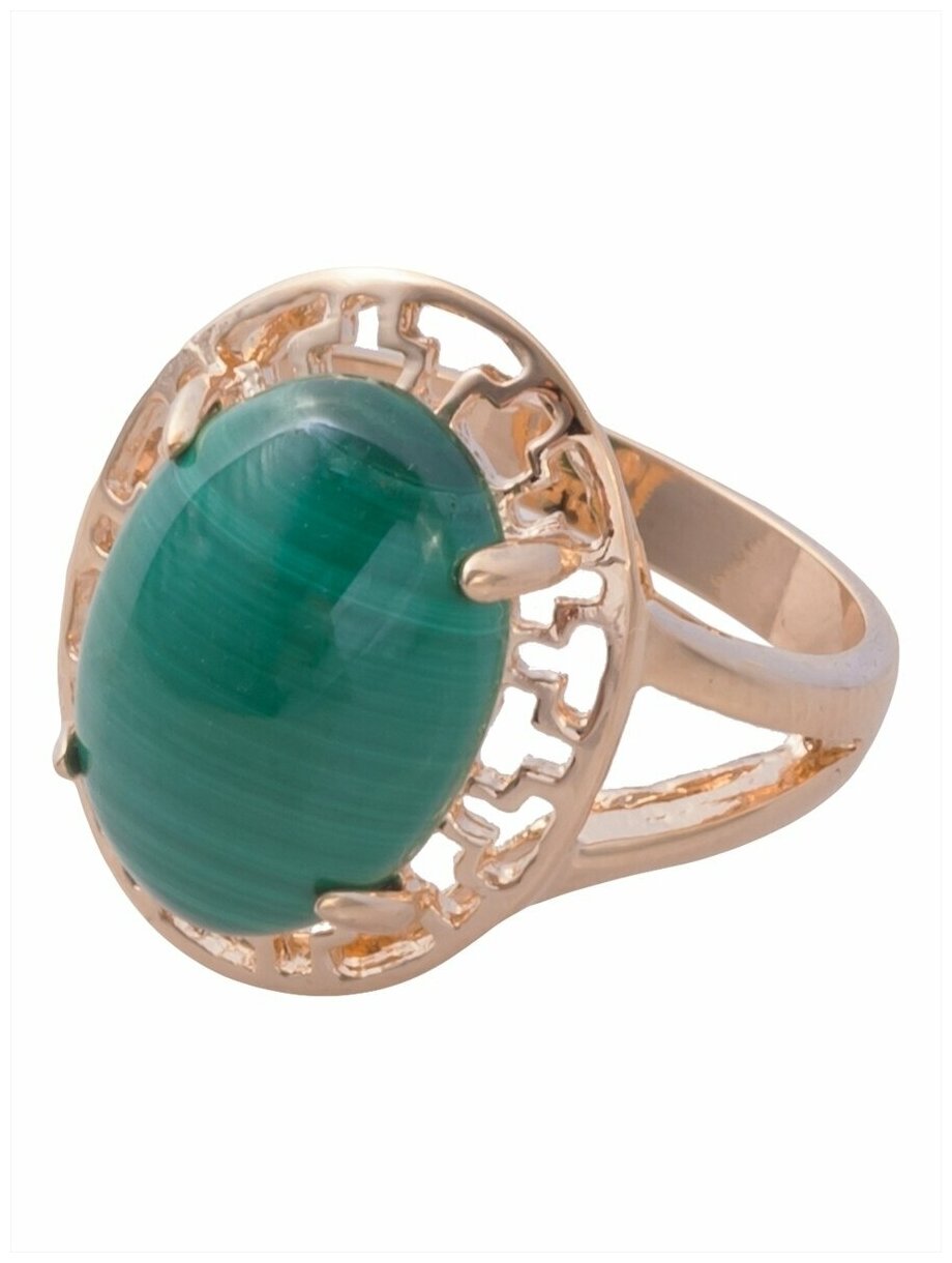 Кольцо, малахит