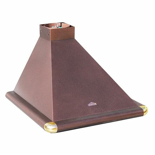 Вытяжка каминная Elikor Сатурн 60П-180-В1Л, медный антик/золотистый, кнопочное управление [221999]