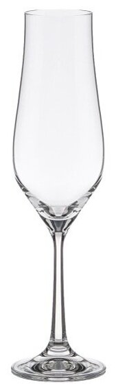 Набор фужеров для шампанского Crystalex TULIPA OPTIC CR170104TO 6 шт. 170 мл.