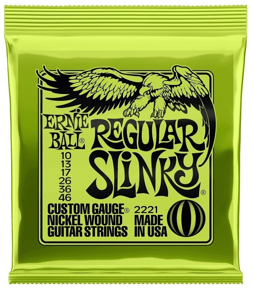 Струны для электрогитары 10-46 Ernie Ball 2221