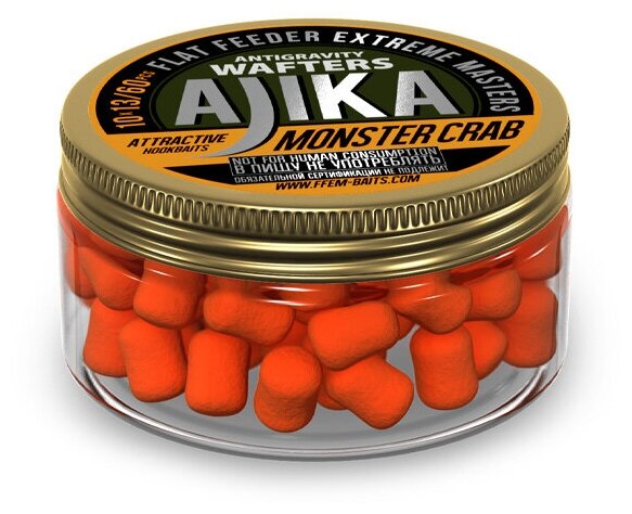 FFEM Бойлы нейтральной плавучести Ajika Wafters Monster Crab 10x13 (60шт)