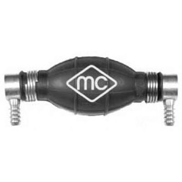 METALCAUCHO 02010 насос подкачки ручной - груша 8mm / 8mm (п-образный)