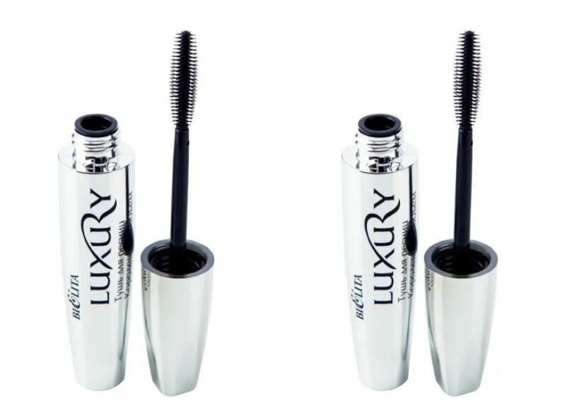 Белита Тушь для ресниц "Королевский объем. Luxury", тон черный, 12 мл - 2 шт