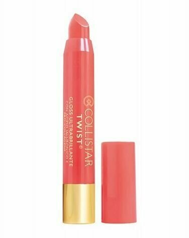 Collistar -twist ultra shiny gloss with hyaluronic pro 213 peach блеск для губ 2,5 г