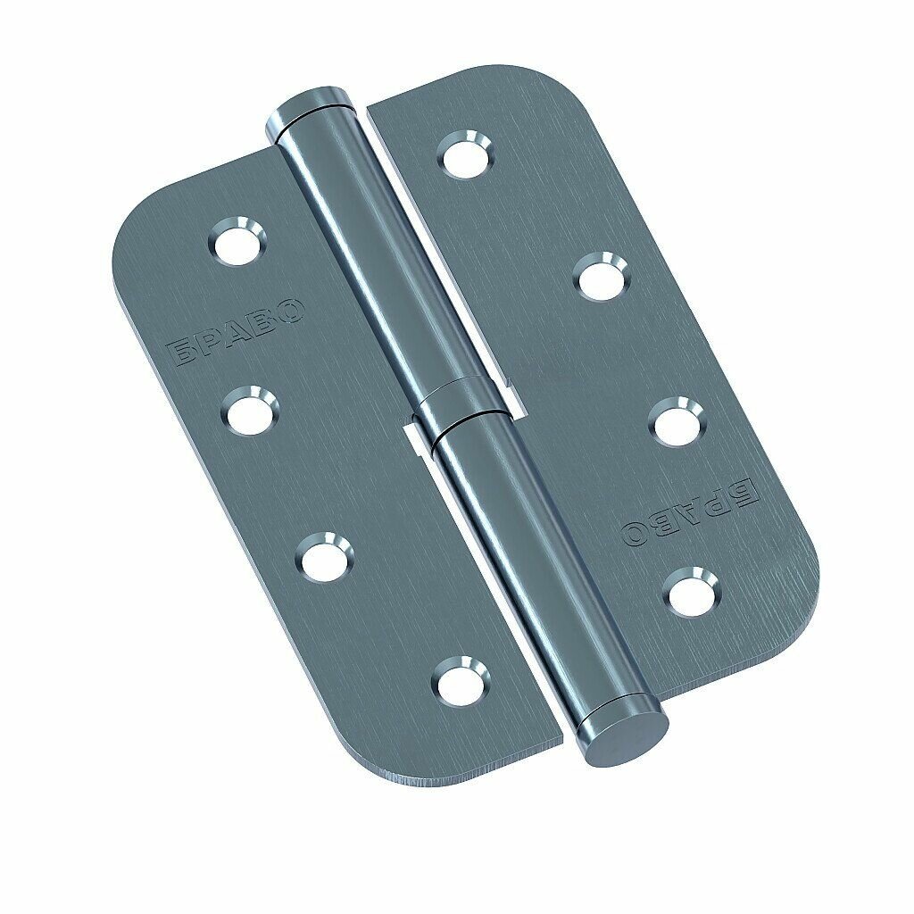 Петля дверная (2 шт.) Bravo RS-10-1BB-L 100*70*2,5 врезная (пром.) цвет SC МатХром