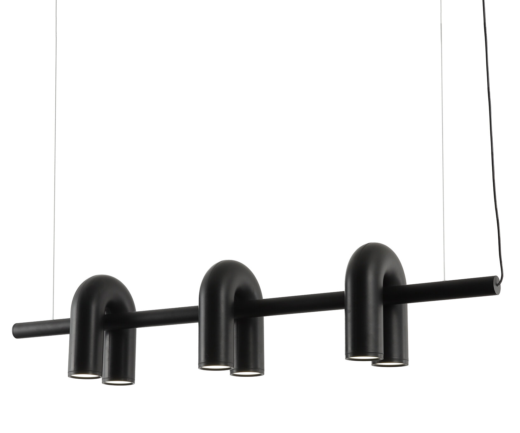 Подвес Kink Light Канти W200xL1210xH1500 мм LED цвет Черный, арт. 08465-3A,19