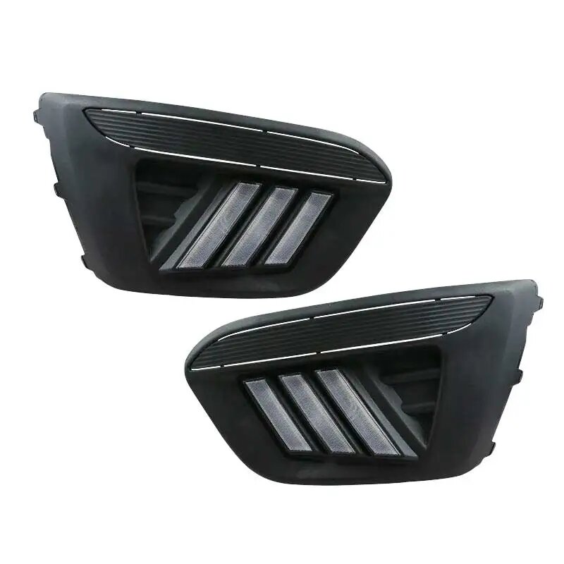 2 шт. Автомобильные 12 В DRL дневные огни для России KIA RIO X-Line 2018 2019 Автоматические дневные ходовые огни на автомобиле DRL Супер яркие Type C, White Yellow Blue