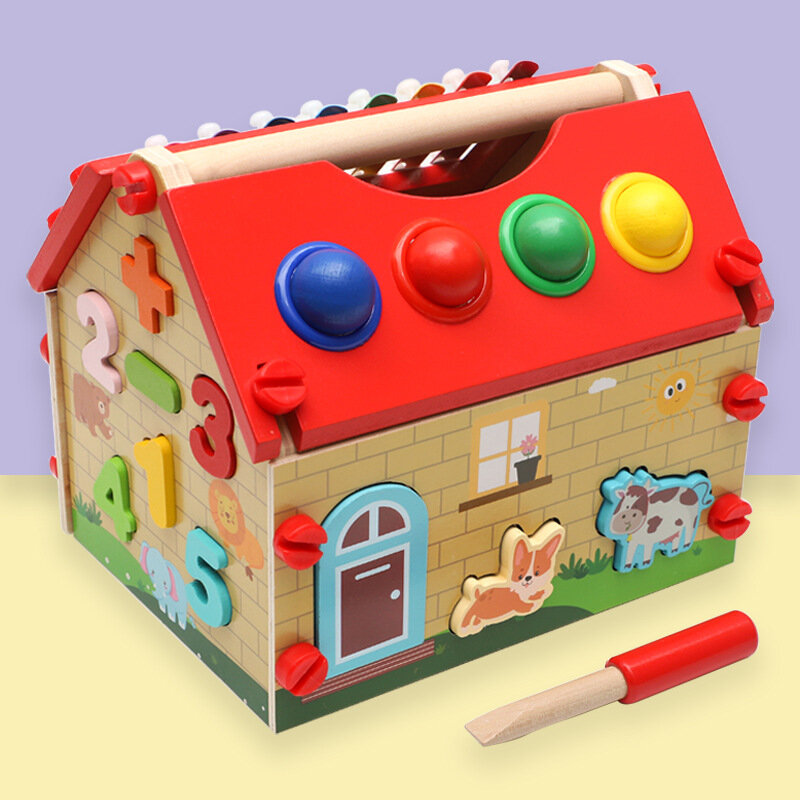 Деревянный сборочный дом Доктора Му "Wakarai Model House", DIY Art House, деревянный