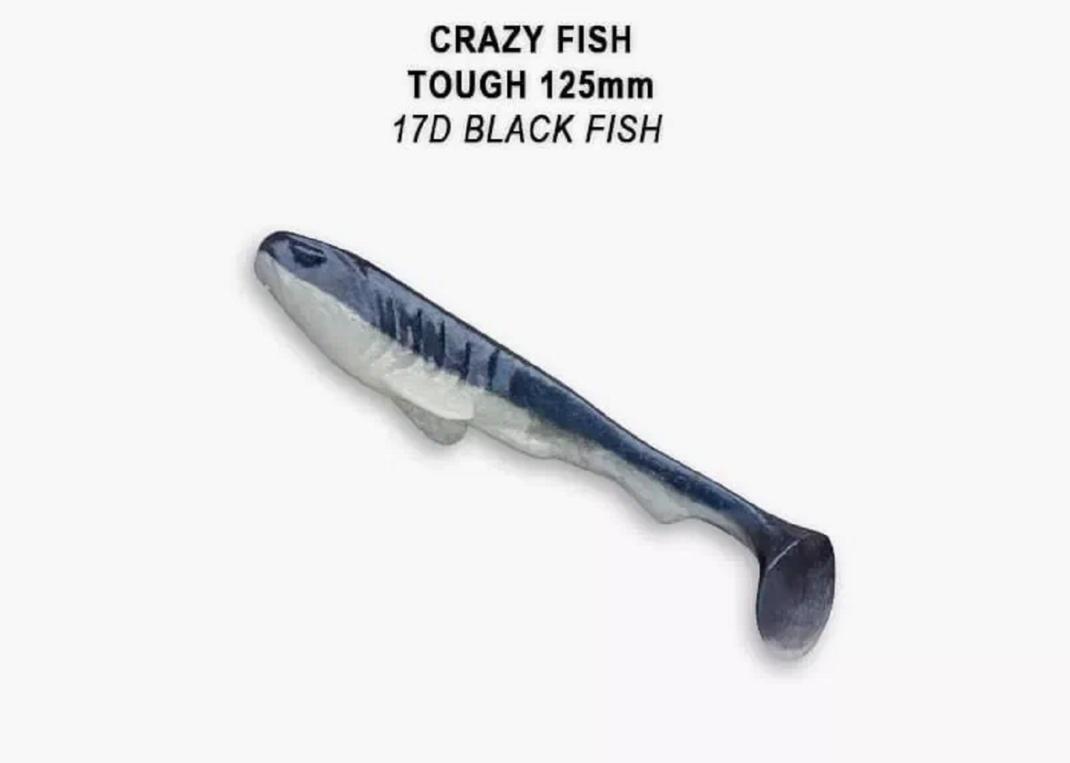 Силиконовая приманка мягкая съедобная Crazy Fish Tough 5" 12.50 см 28-125-17d-6 5 шт.