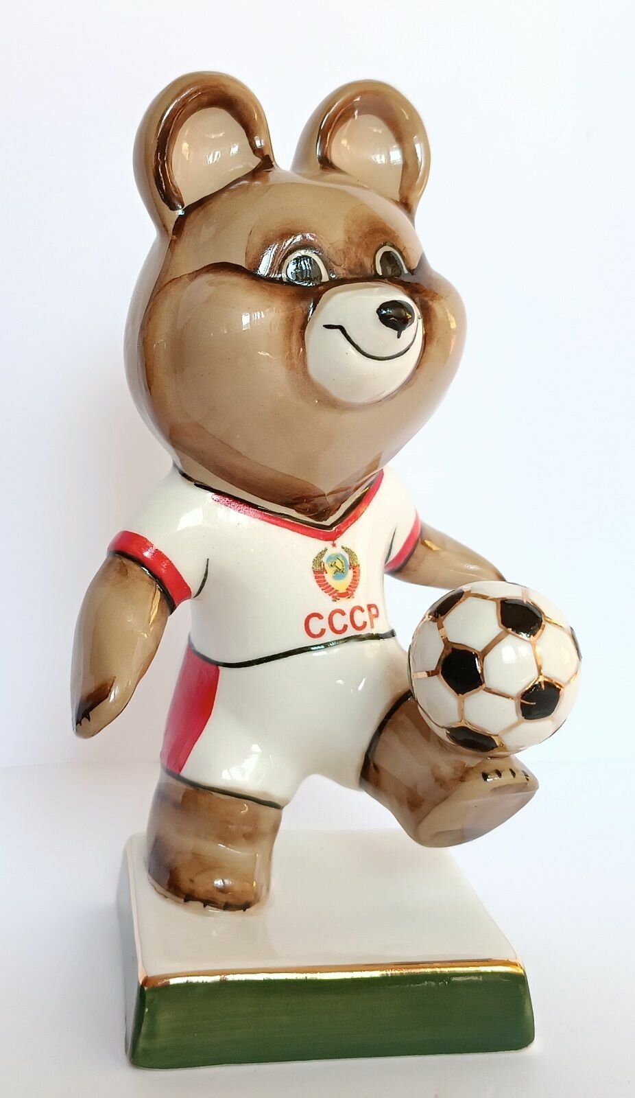 Олимпийский мишка футболист Вербилки 15 см. Н