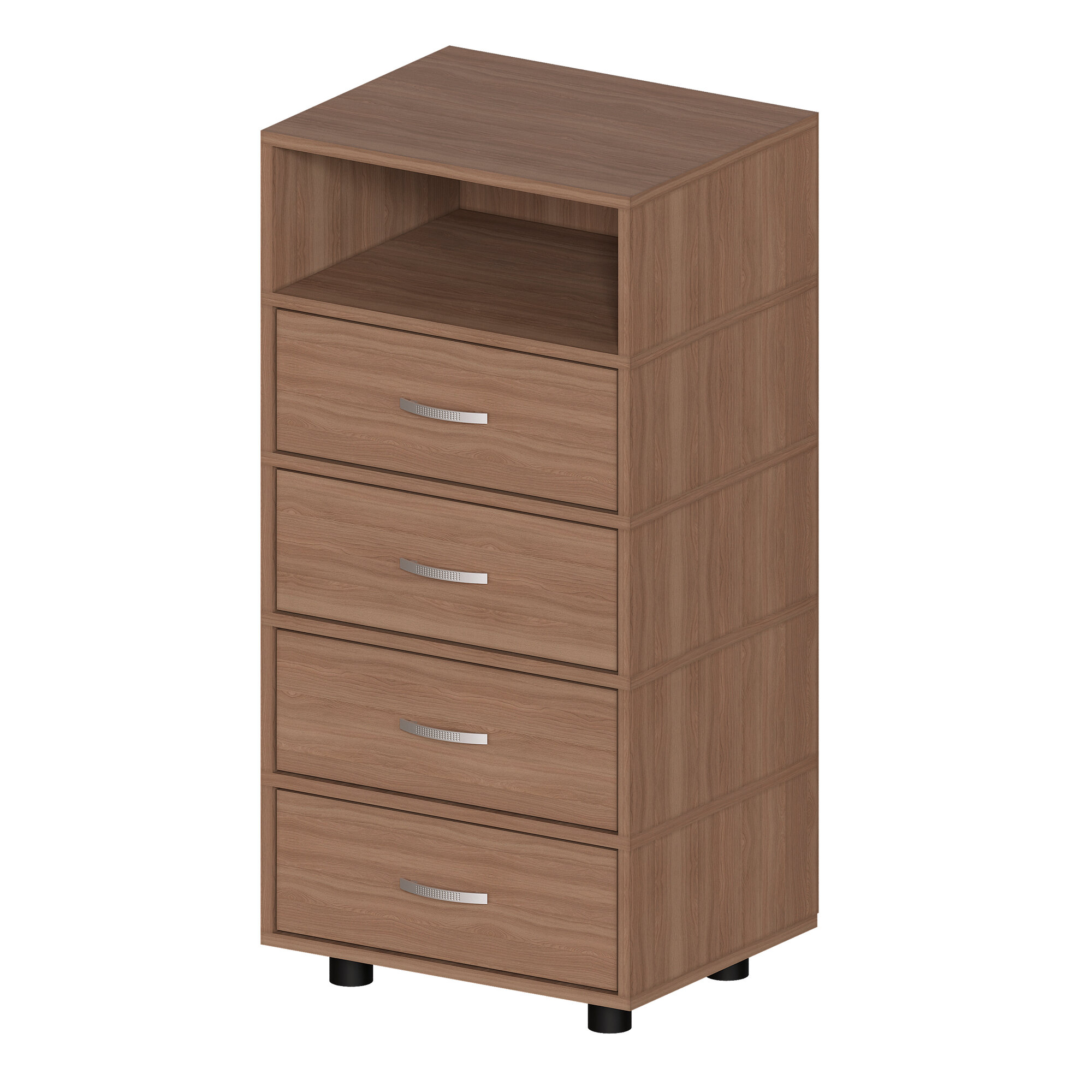 Комод СитиМебель-8 ШхГхВ: 40х40х103 см, цвет: Ясень шимо темный