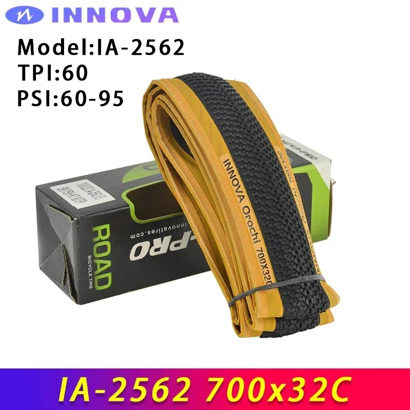 INNOVA Orochi IA-2562, 700x32c, складная шина, Yellow