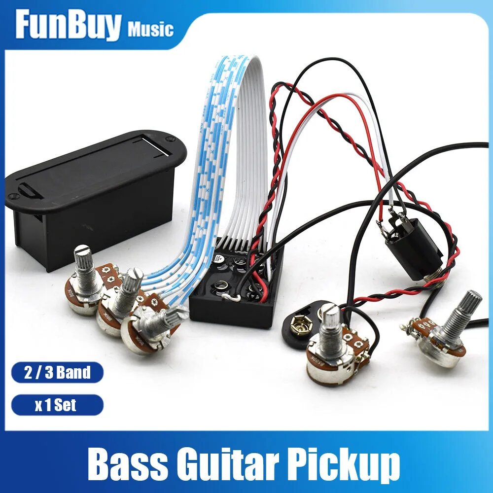 Эквалайзер IFUNPLAY 0764 для бас-гитары, 3 band