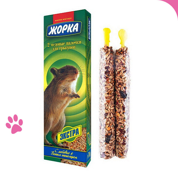 Жорка 2шт. Палочки для грызунов Экстра 70г. 0.08 кг