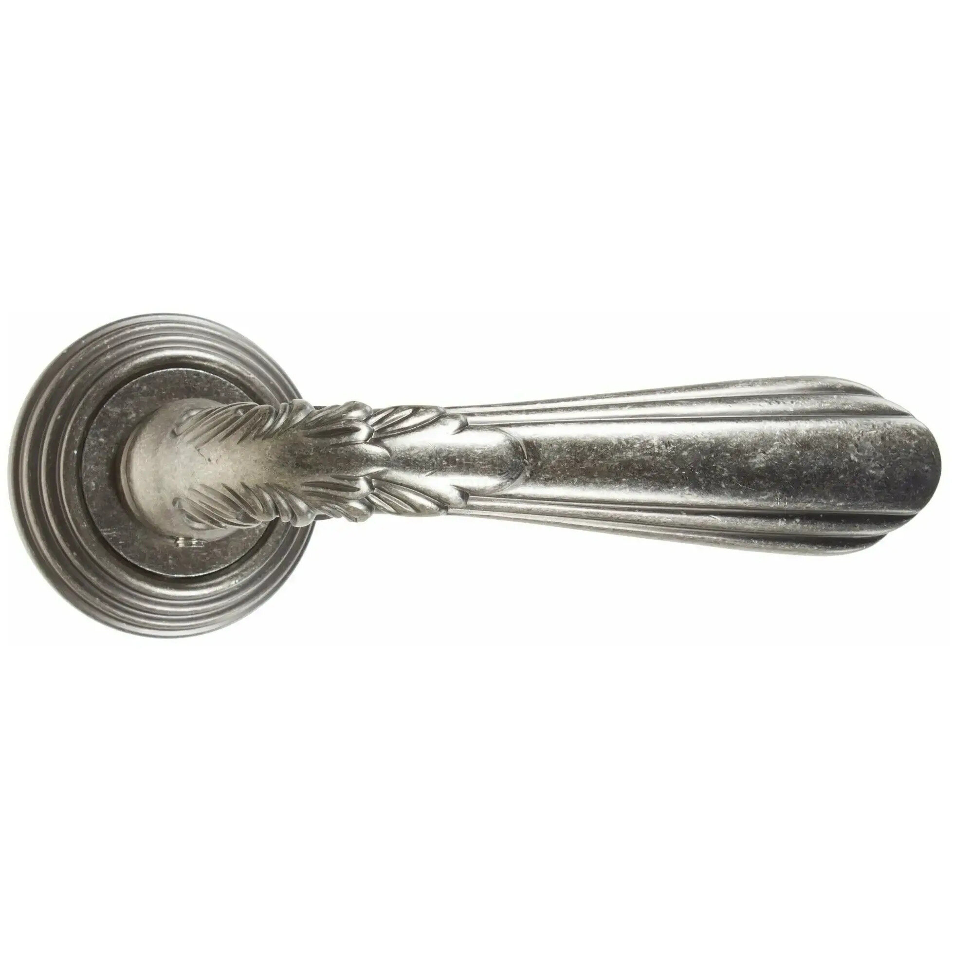 Ручка раздельная классическая Adden Bau "Fiore" V207 AGED античное серебро