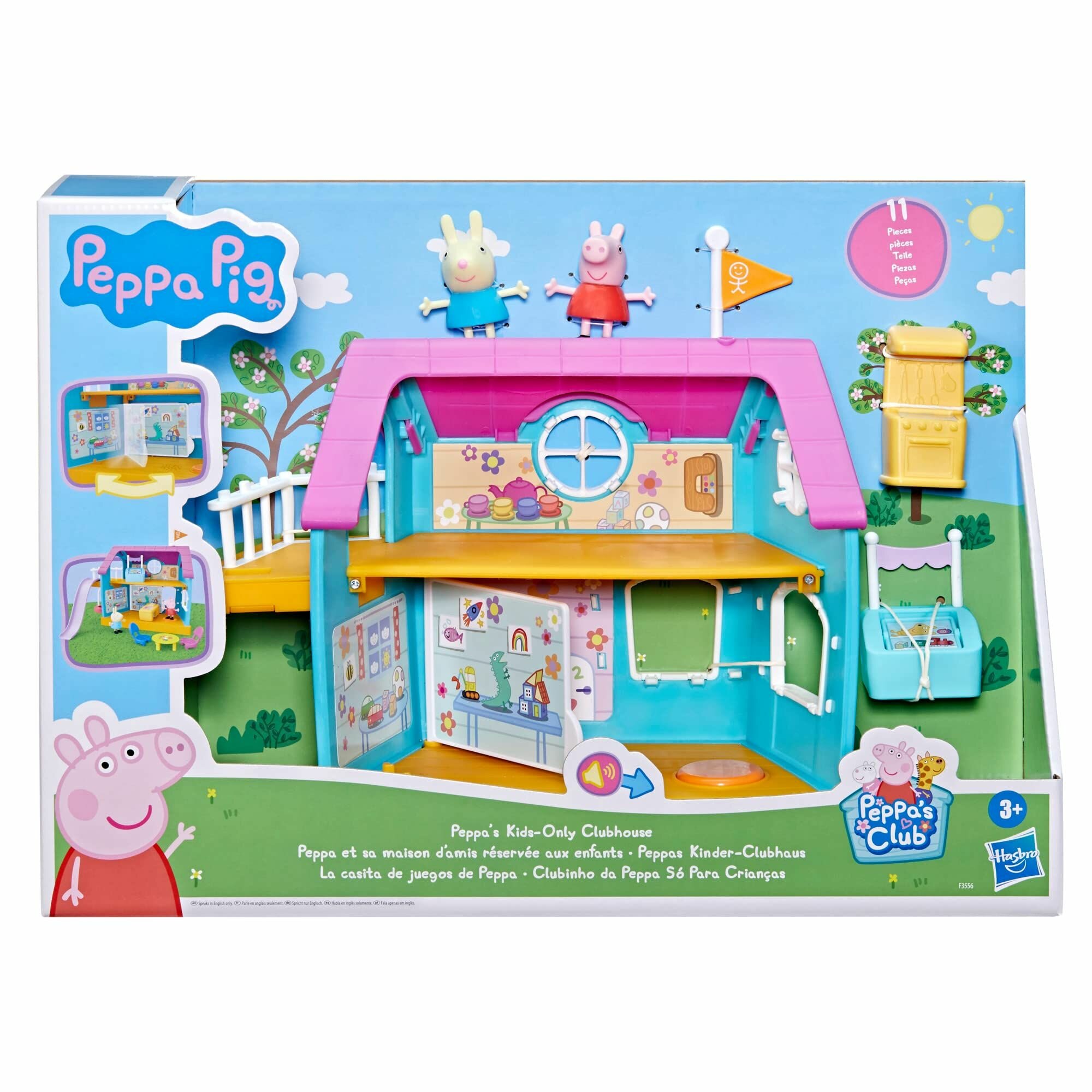 Hasbro Peppa Pig Club Kids-Only Clubhouse / Клуб "Свинка Пеппа" предназначен только для детей, Классические мультфильмы