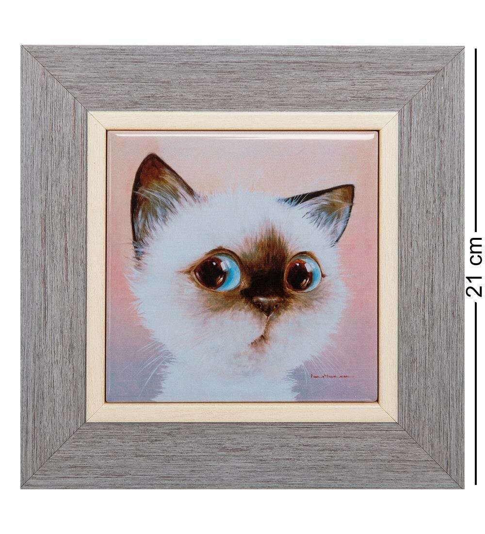 Панно керамическое Малыш 10х10 A2146337 Artangels, Керамика, пластиковая рамка