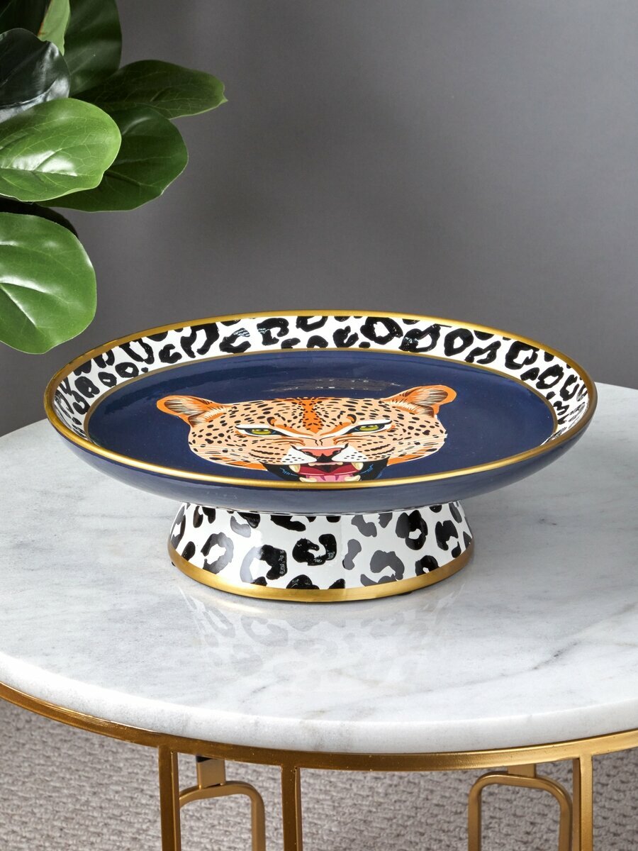 58-038 Блюдо декоративное 31 х 31 х 9 см, фарфоровое, Glasar