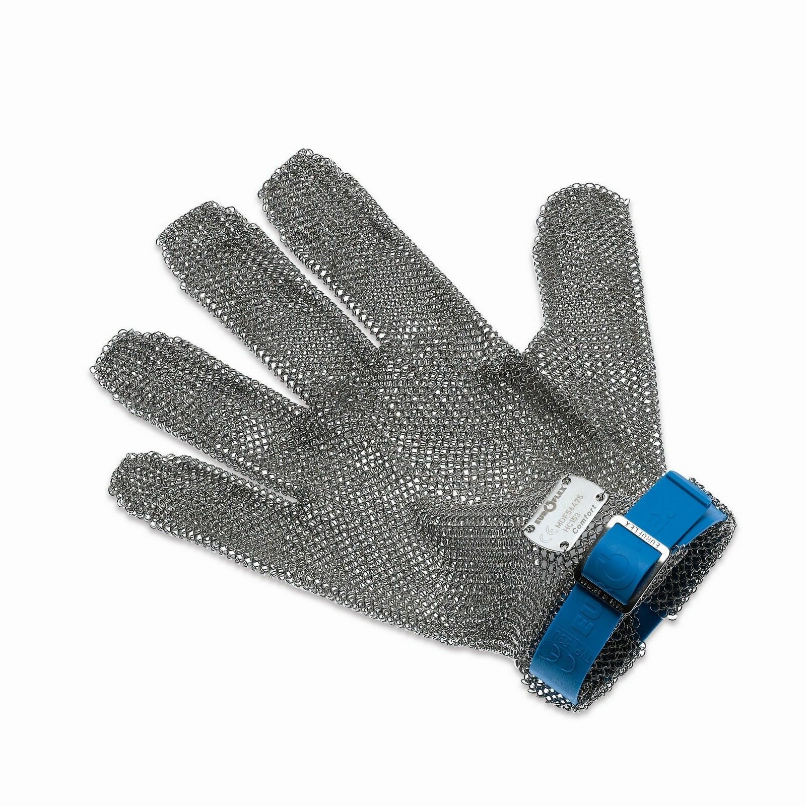 Кольчужная перчатка для разделки мяса, нержавеющая сталь, размер L, Euroflex.