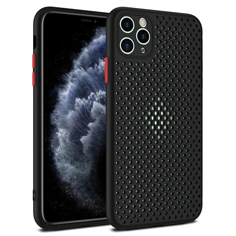 Черный термочехол для iPhone 13 mini