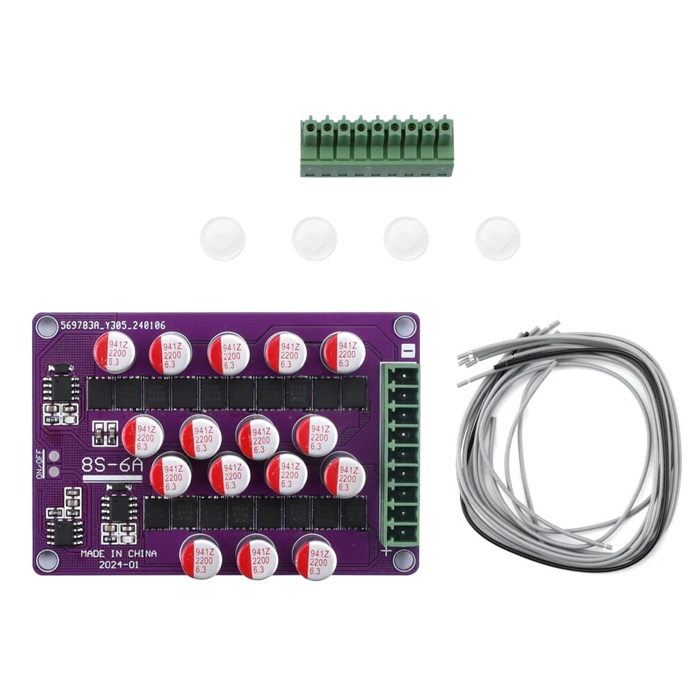 Occkic Литий-ионный аккумулятор BMS 4S 6S 8S 17S 8S