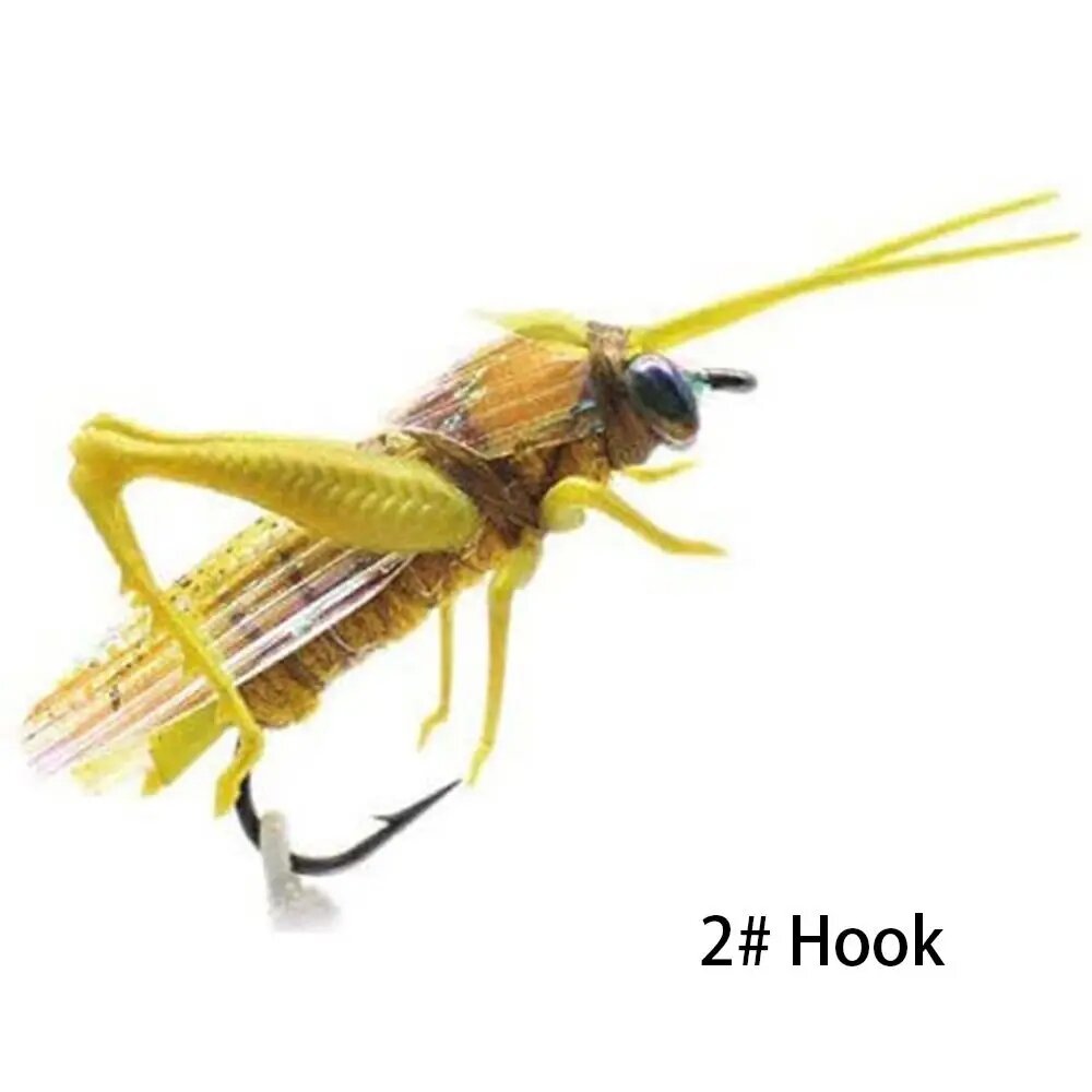1 шт, приманка для окуня, приманки для рыбалки с насекомыми, рыболовные снасти, имитация Yellow-2