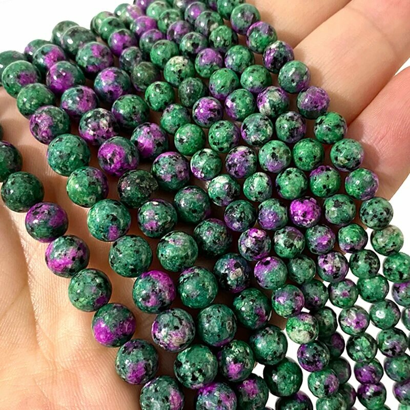 Бусины из эпидота и цоизита YWROLE 4-12 мм 8mm about 45pcs