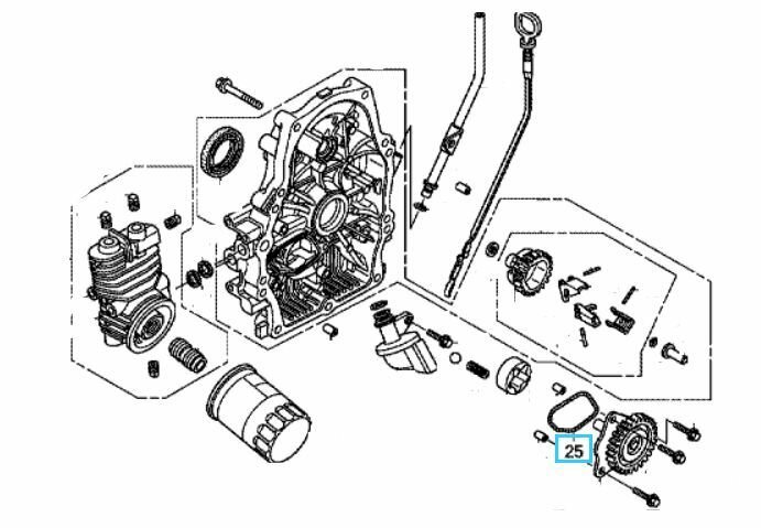 Уплотнительное кольцо, масляный насос; Артикул Honda: 91302Z6L003 (Оригинал)
