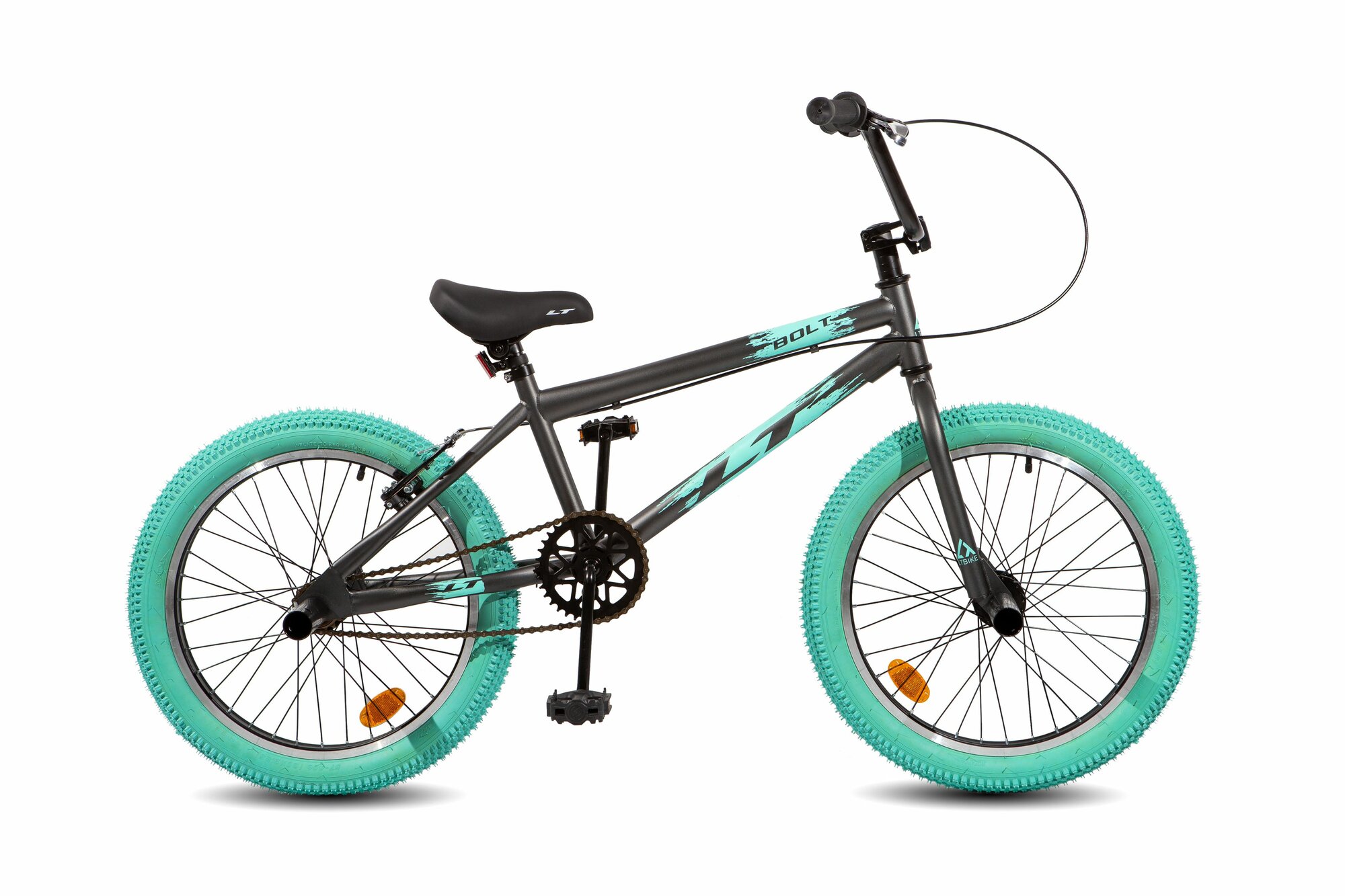 Велосипед LT, BOLT, колеса 20", сталь, рама 11", BMX, серый, Б20003(М)