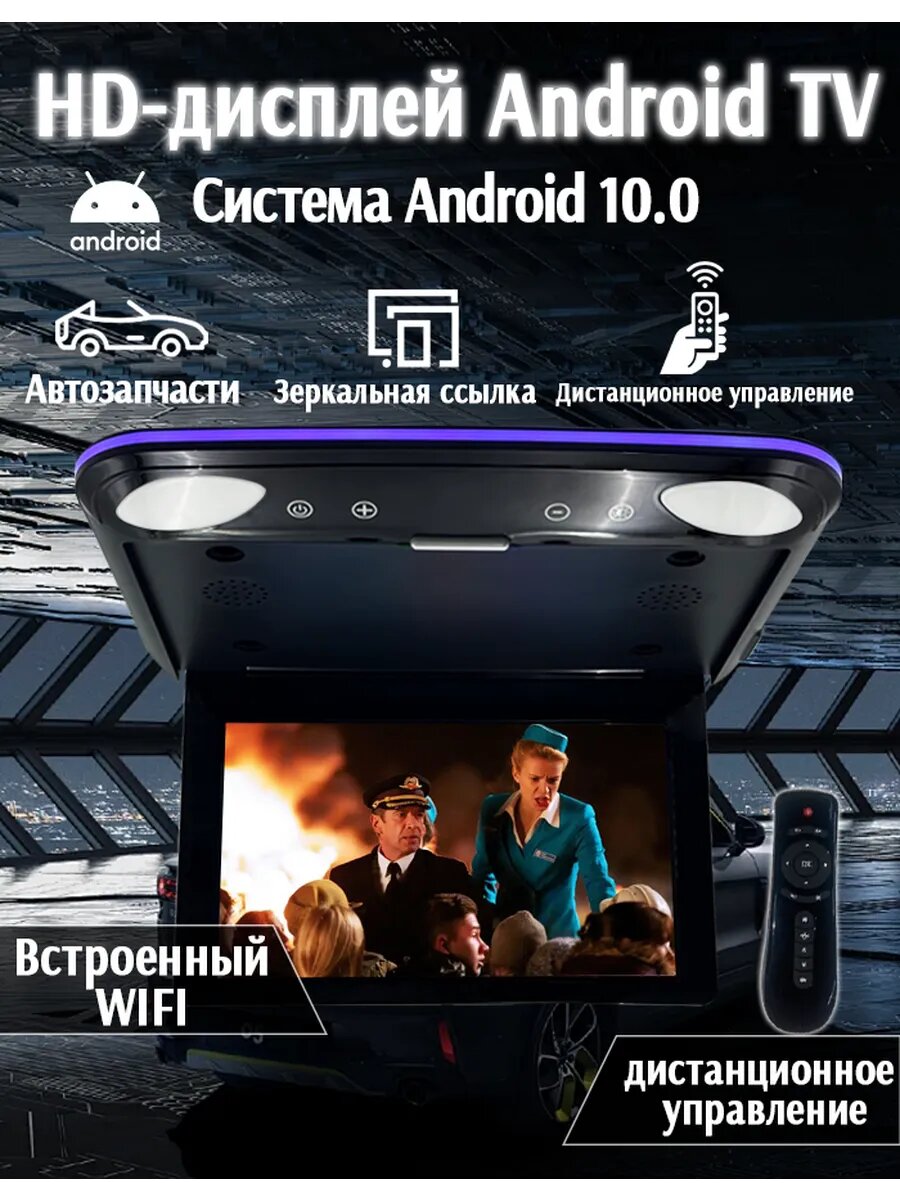 Потолочный монитор для автомобиля 11.6" в 1366*768 авто