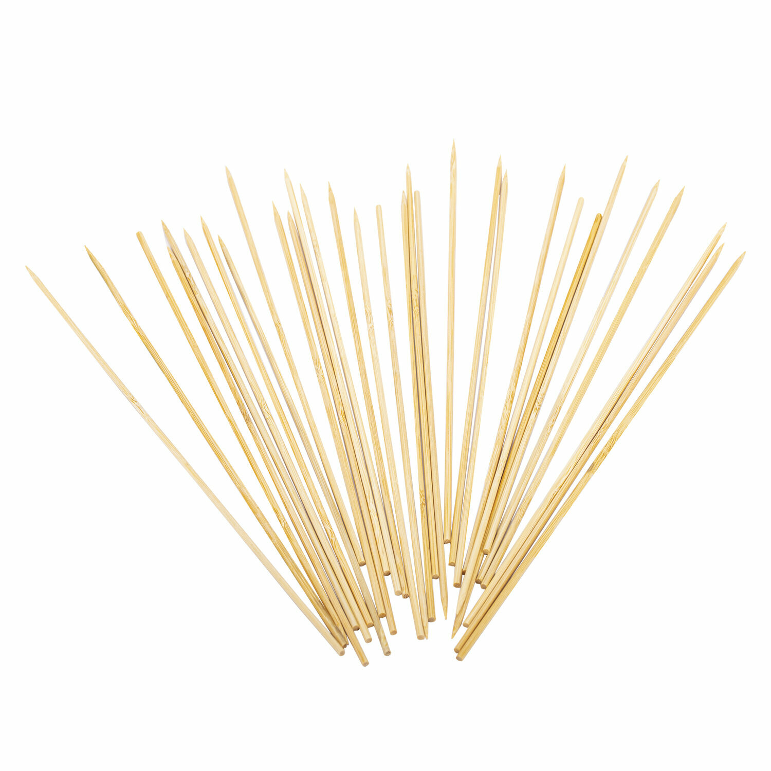 Упаковка 20 шт. Шпажки-шампуры для шашлыка бамбуковые 30 см, 100 штук, КП, 117225