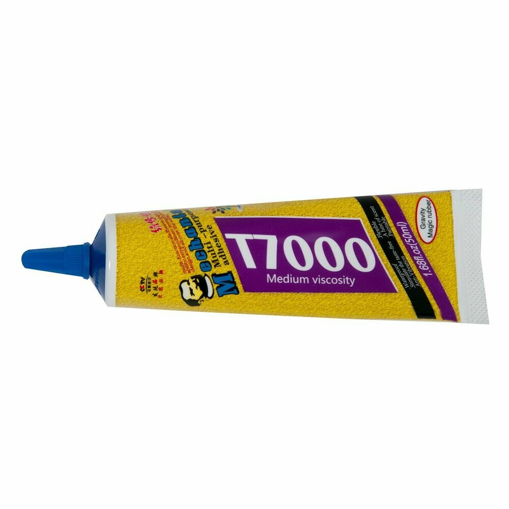 Клей герметик для проклейки тачскринов Mechanic T7000, черный, 50 мл