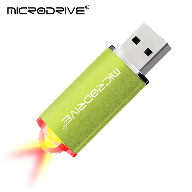 MicroDrive 8GB USB-флешка зеленая USB2.0