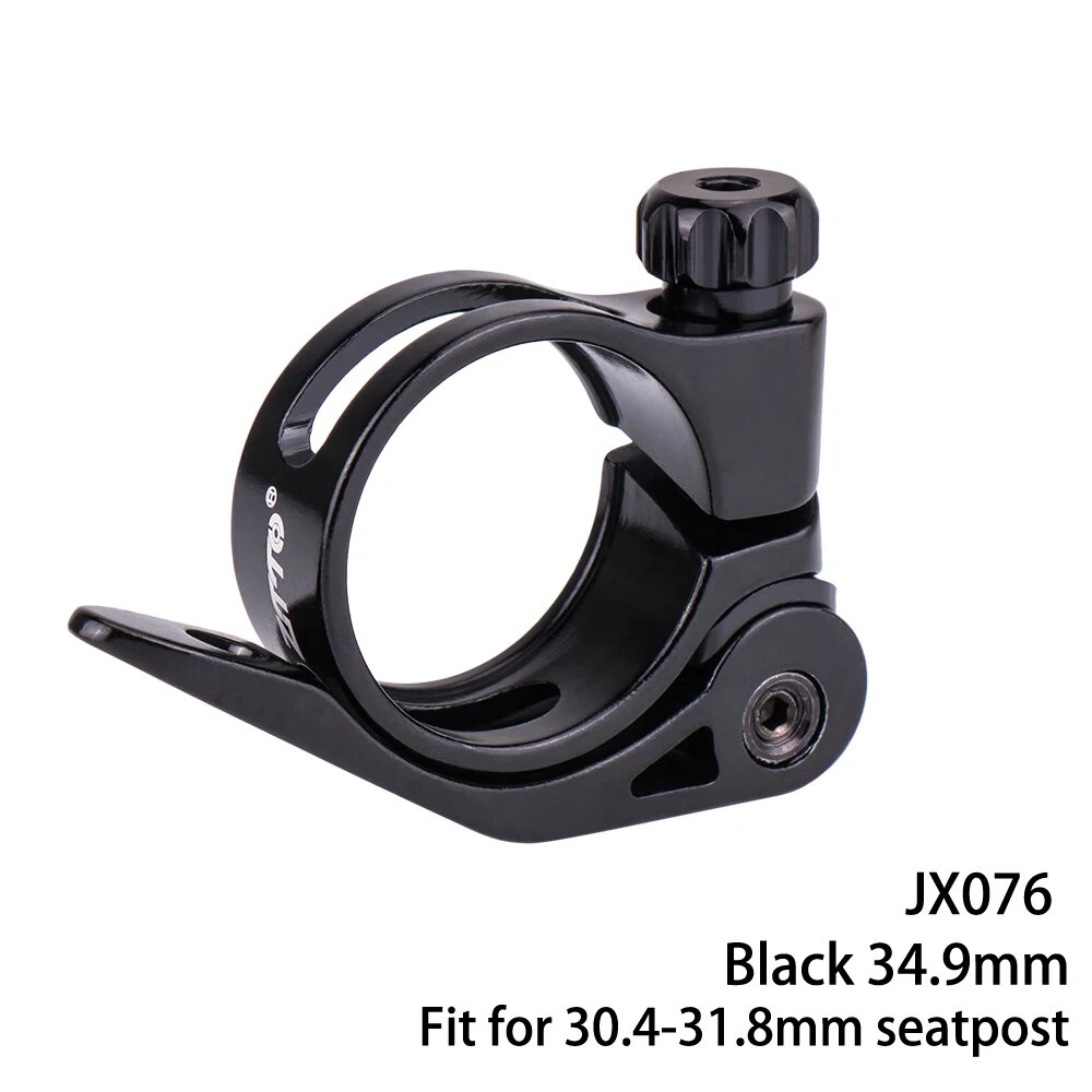 ZTTO зажим для подседельного штыря велосипеда 28,6/31,8/34,9 мм черный Черный, JX076 Black 34.9