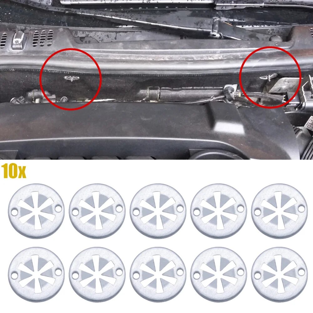 10x новый для Nissan Tiida 2004 2005 2006 2007 2008 2009-2022 2023 автоматическая защита от брызг теплозащитного колеса, зажим для шайбы