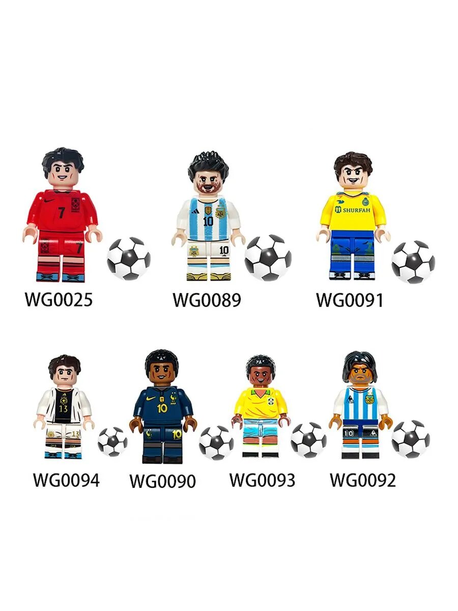 Конструктор Футбол фигурки игроков Fifa Фифа