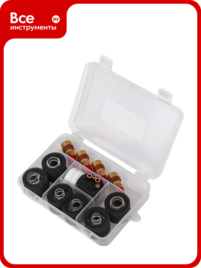 Набор прозрачных сопел TIG-17–18–26 PRO/EXPERT Кедр 8020827, для горелок серии TIG