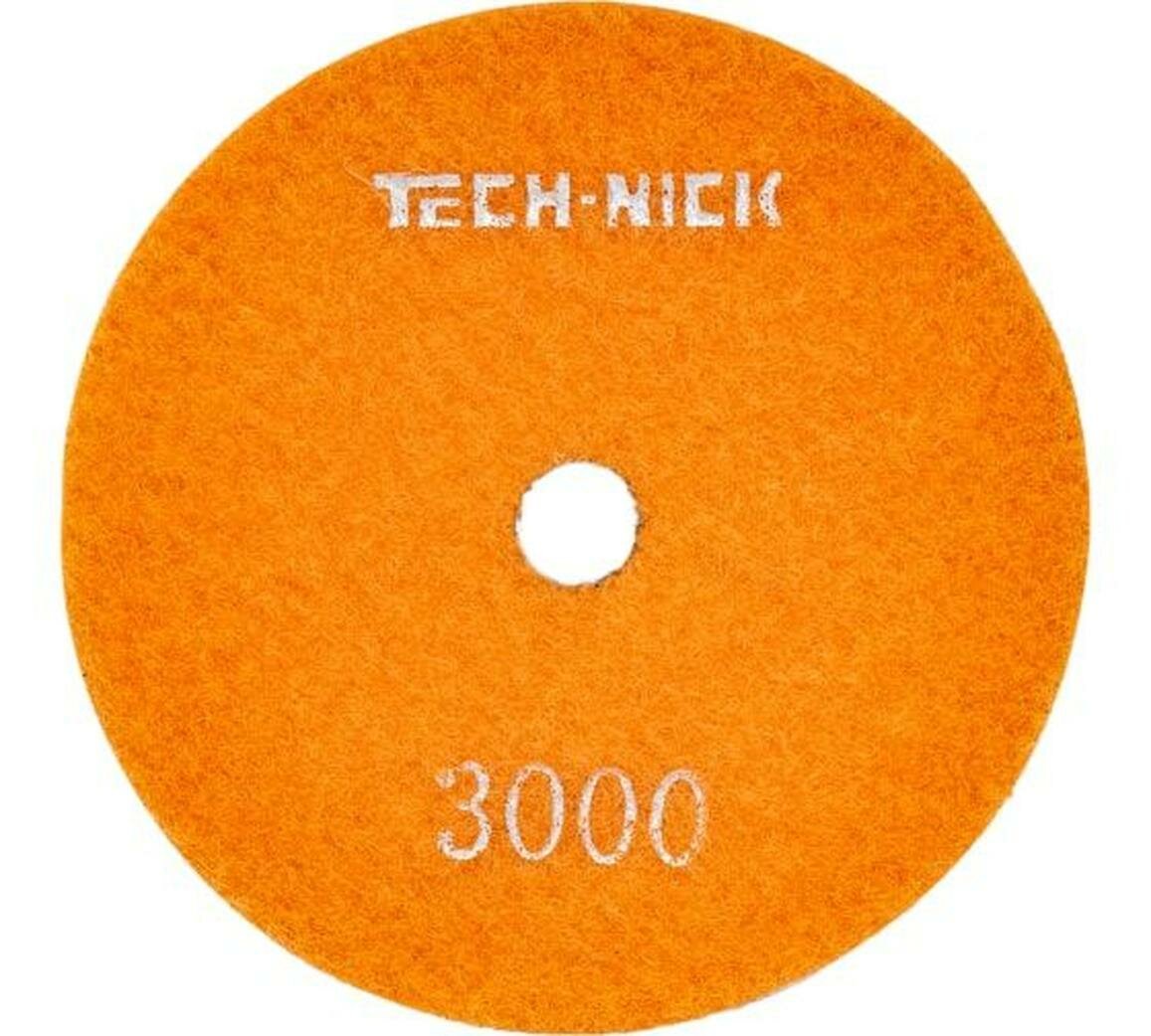 Круг алмазный гибкий шлифовальный АГШК WHITE NEW (100x2.5 мм; Р3000) TECH-NICK