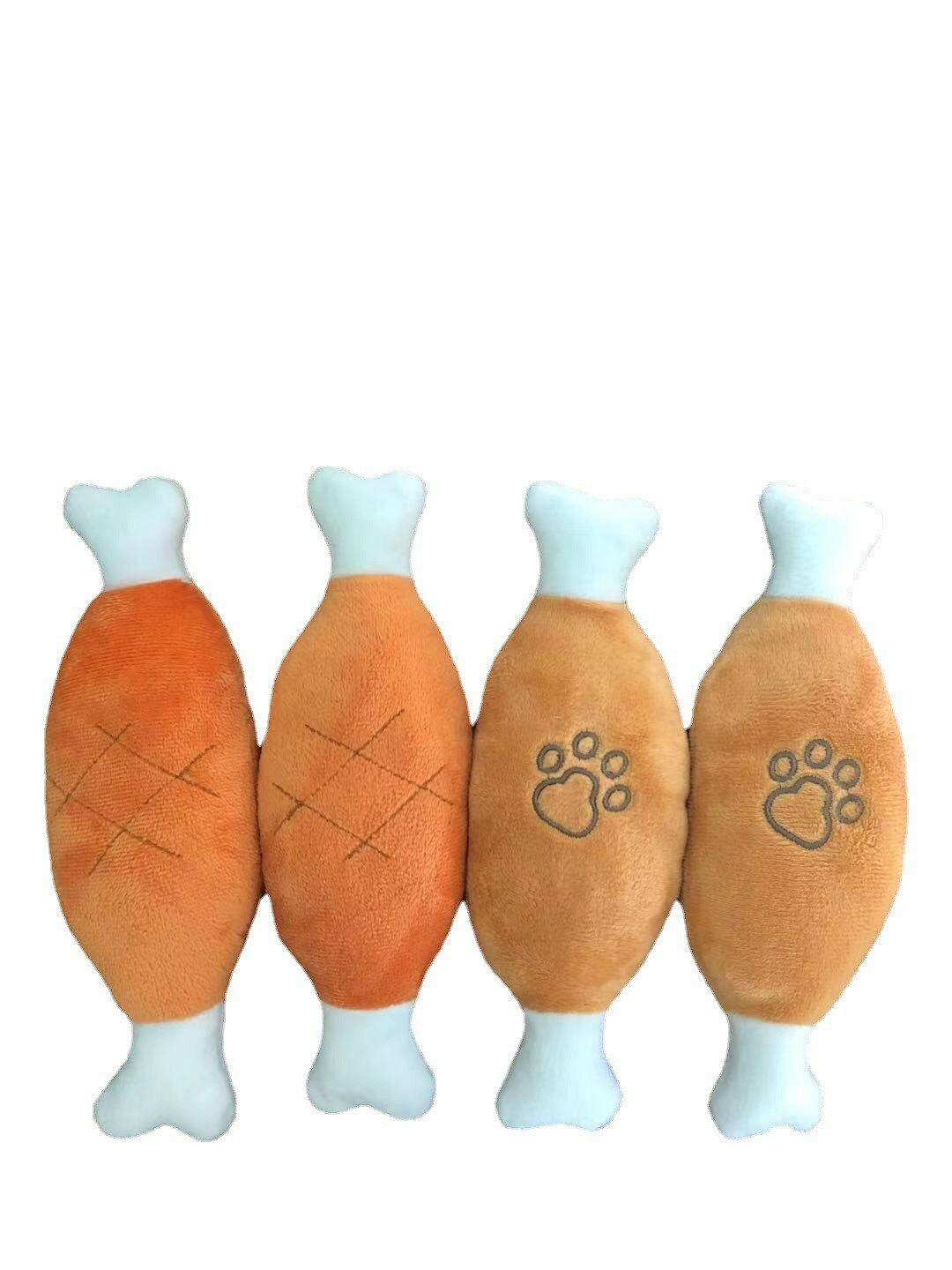 Фабрика Прямые поставки устойчивая к укусам звучащая куриная ножка игрушка для домашних животных собака плюшевая