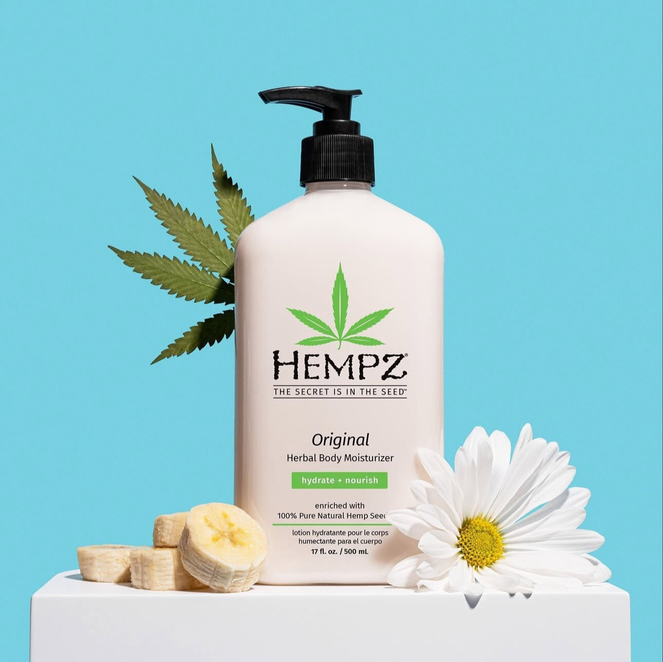 Hempz Молочко для тела увлажняющее Оригинальное Original Herbal Body Moisturizer, 500мл