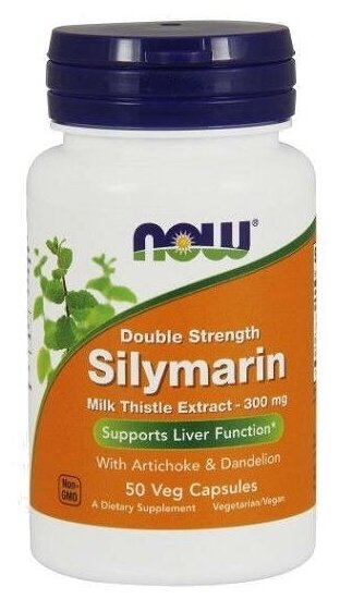 NOW Silymarin Milk Thistle 300 mg 50 vcaps